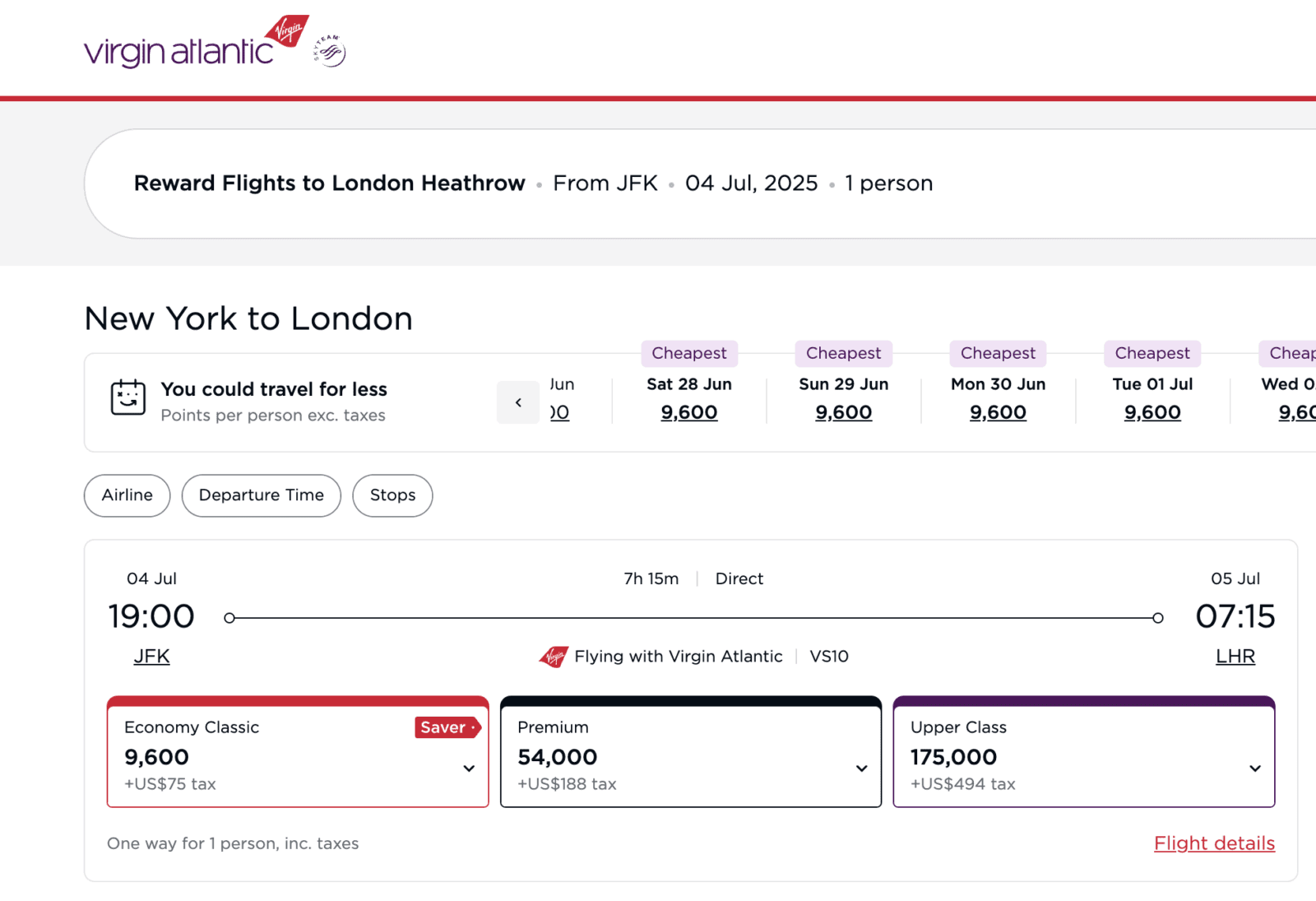 A Complete Guide to The Virgin Atlantic Reward Seat Checker Tool ...